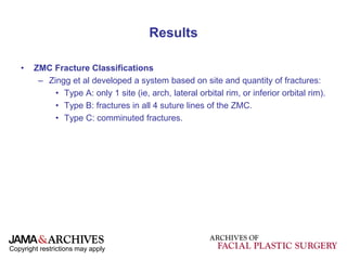 ZYGOMATICOMAXILLARY FRACTURES AND MANAGEMENT | PPT