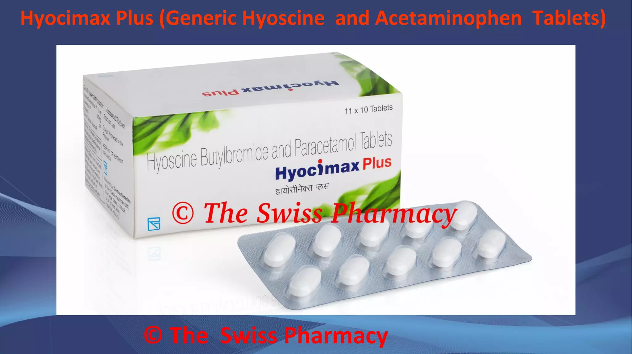 Hyocimax Plus (Generic Hyoscine and Acetaminophen Tablets) | PDF