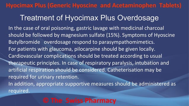 Hyocimax Plus (Generic Hyoscine and Acetaminophen Tablets) | PPT