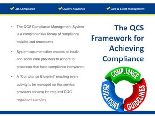 CQC: First Inspection: A Survival Guide | PPT