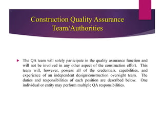 Quality Assurance & Quality Control | PPTX