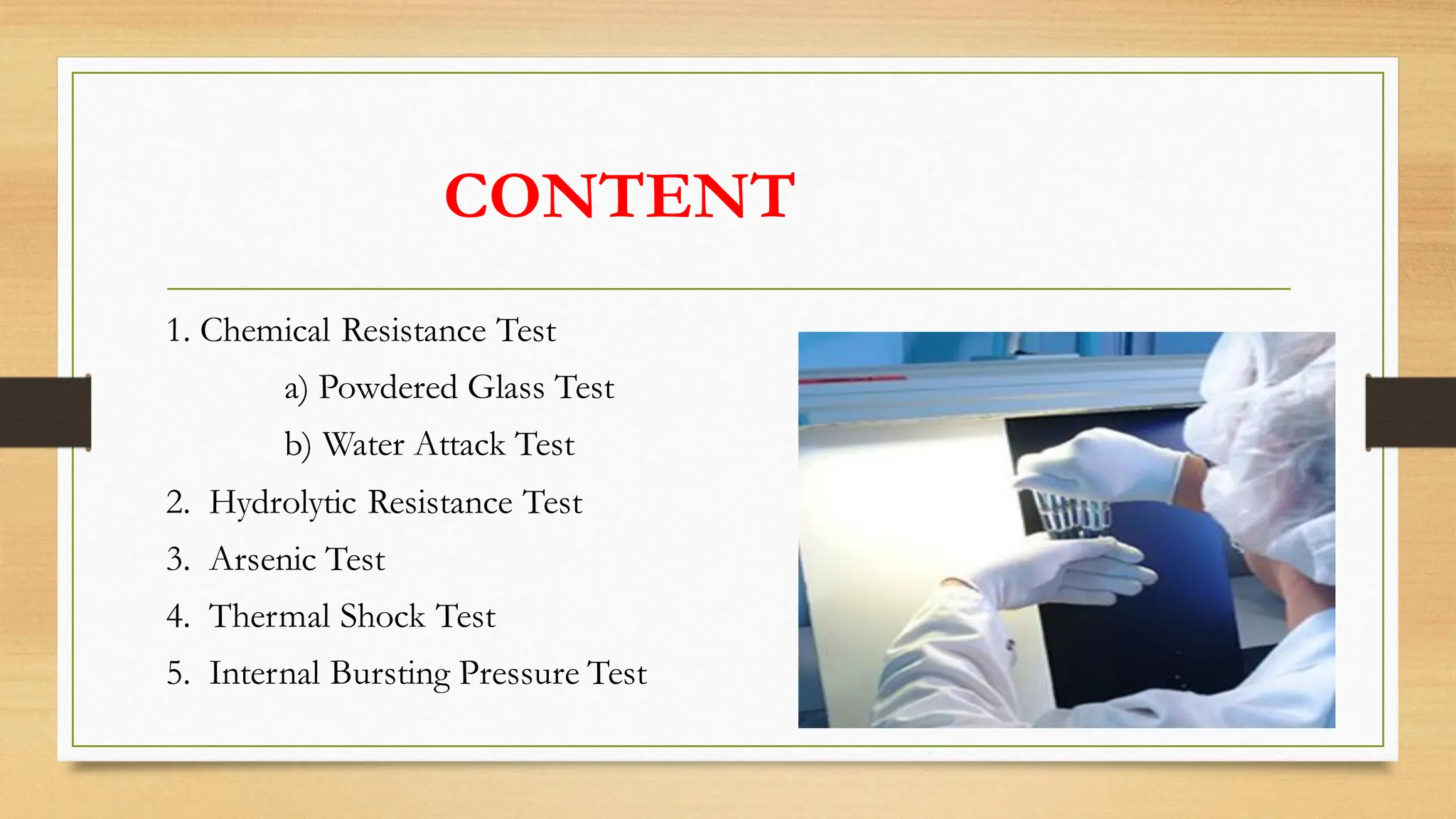 Quality control test of glass containers | PDF