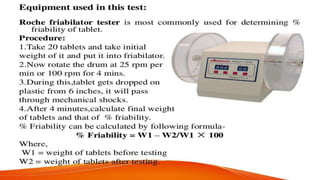 Qc test for tablet | PPT