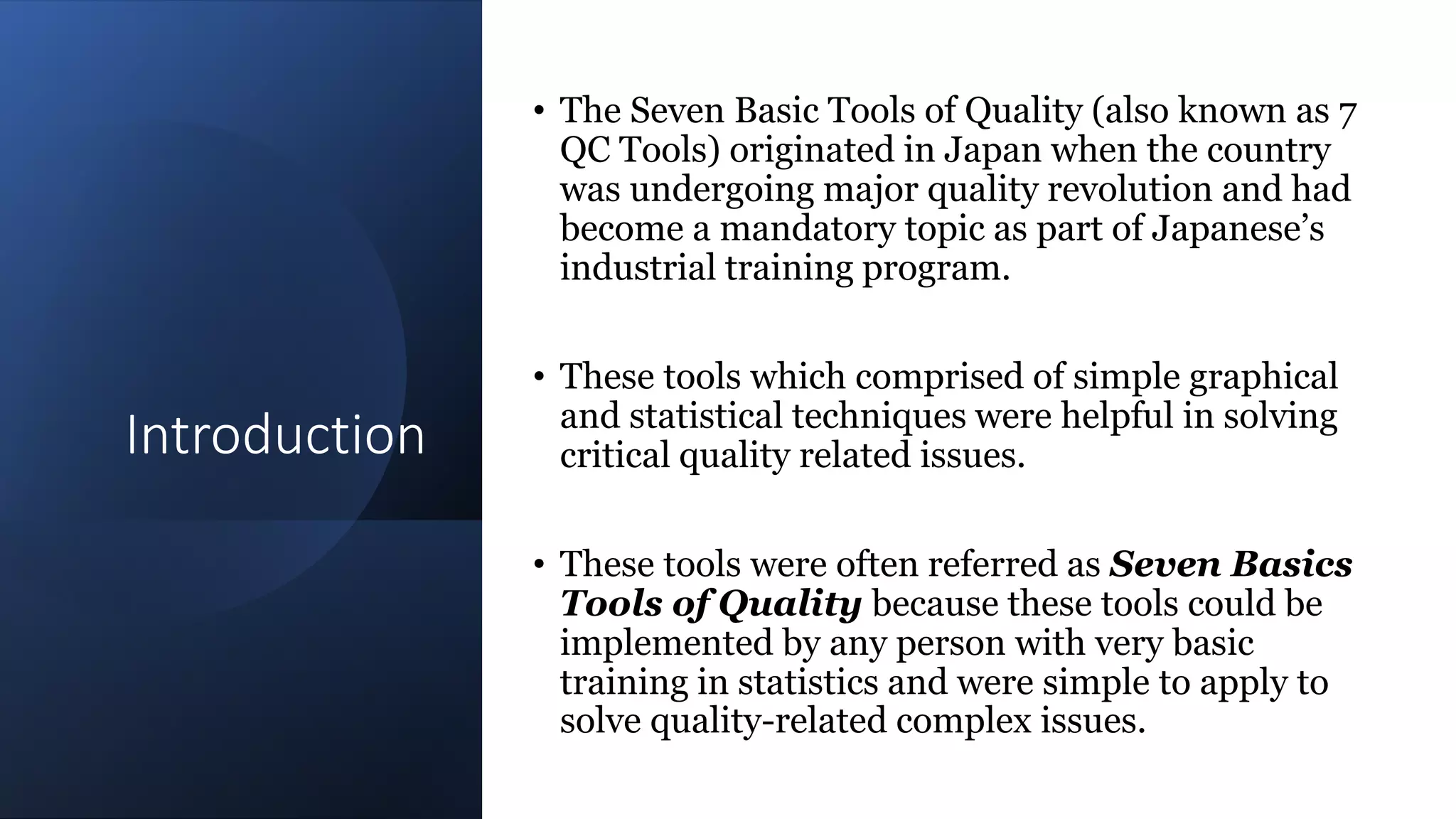 Basic Quality Control tools | PPTX