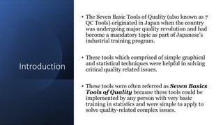 Basic Quality Control tools | PPTX