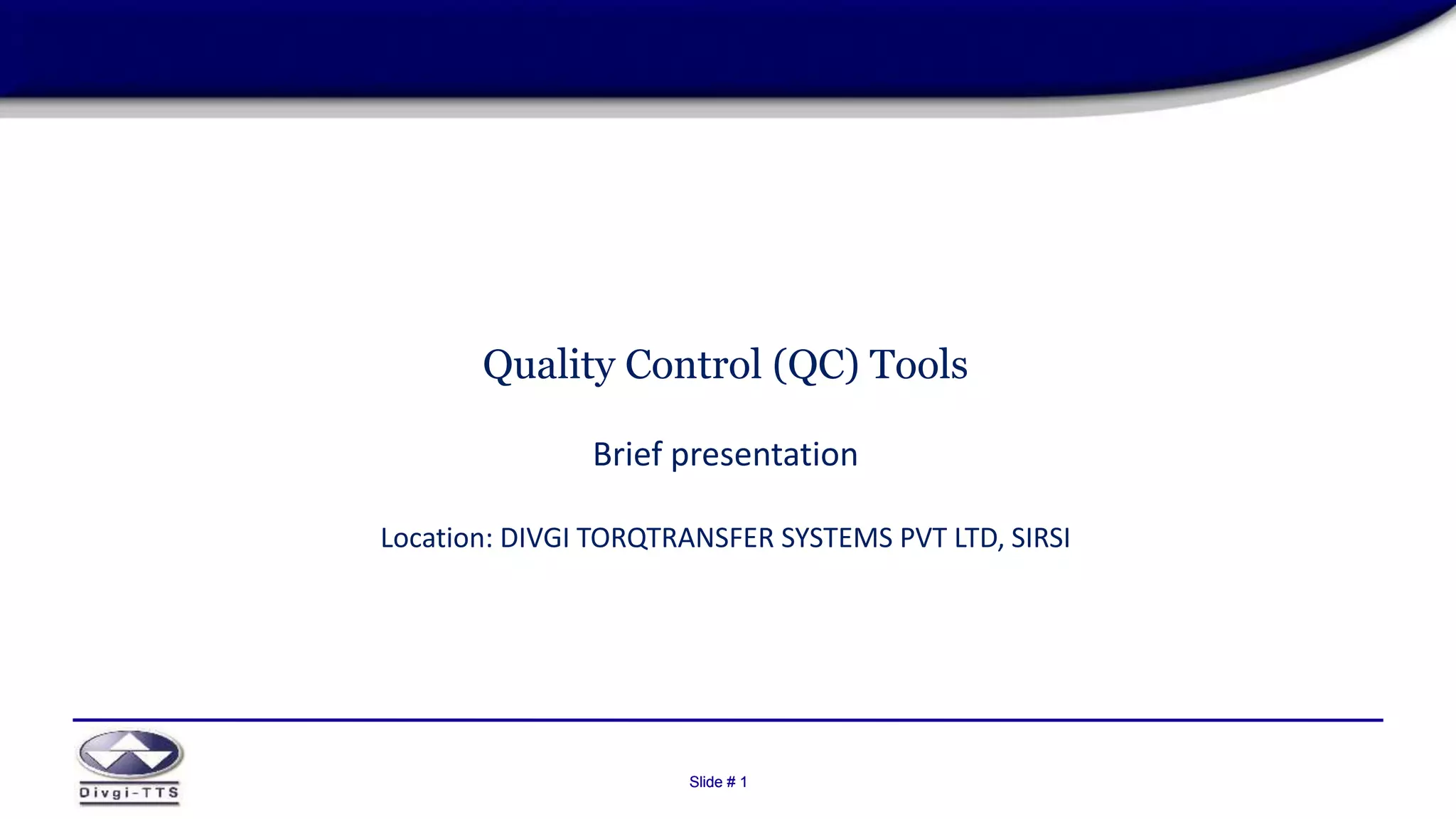 7 QC(Quality Control) Tools | PPTX