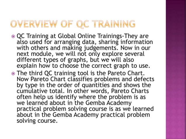 Qc training | PPT