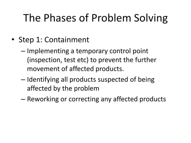 Qc training problem solving | PPTX