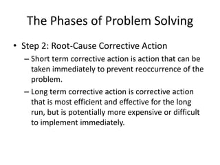 Qc training problem solving | PPTX