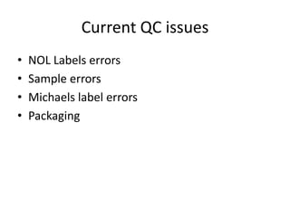 Qc training problem solving | PPTX