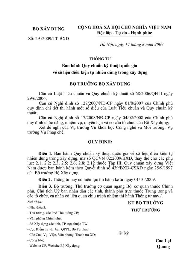 Qcvn 02 2009 bxd | DOC