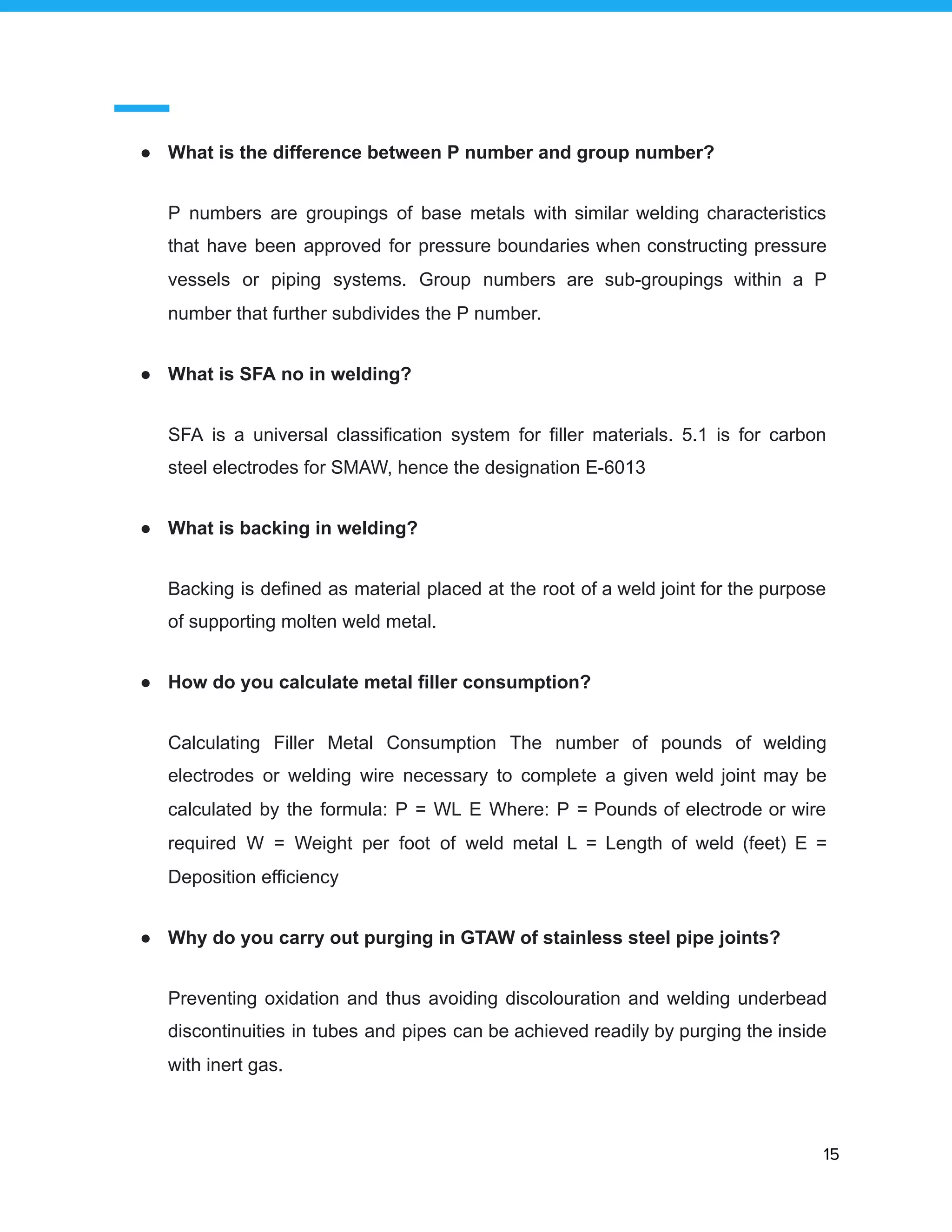 QC Welding Inspector Interview Question & Answers.pdf | Chemistry | Science