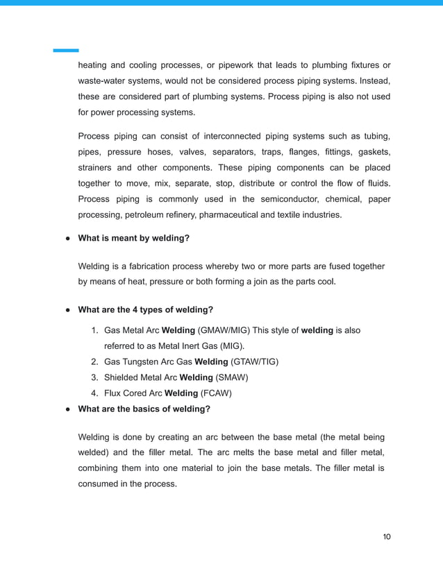 QC Welding Inspector Interview Question & Answers.pdf | Chemistry | Science