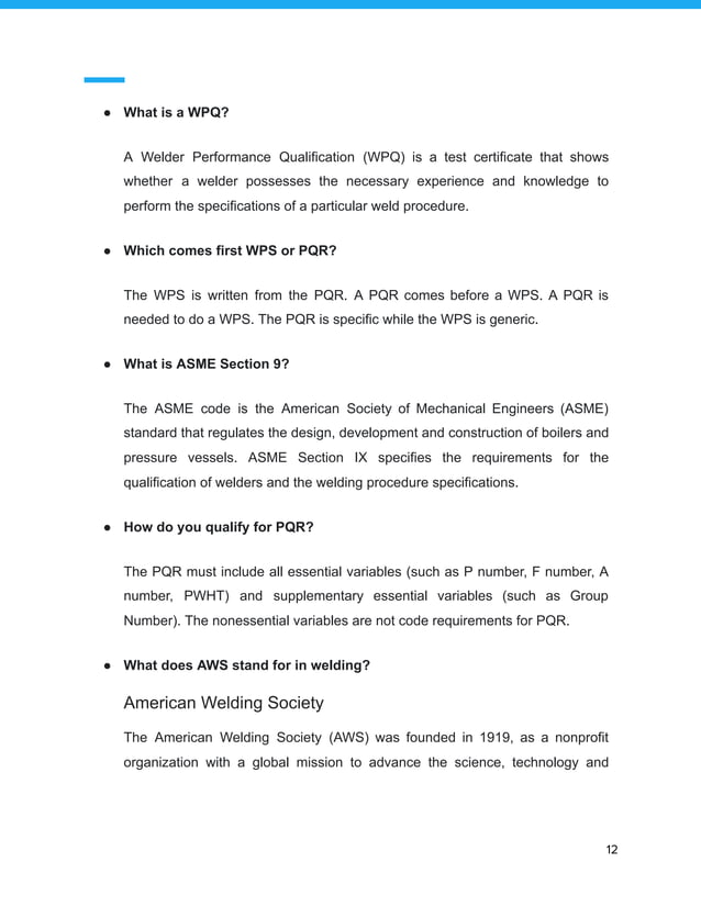 QC Welding Inspector Interview Question & Answers.pdf | Chemistry | Science
