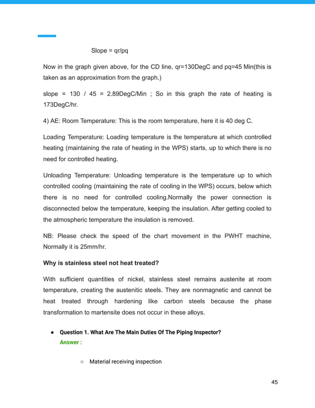 QC Welding Inspector Interview Question & Answers.pdf | Chemistry | Science