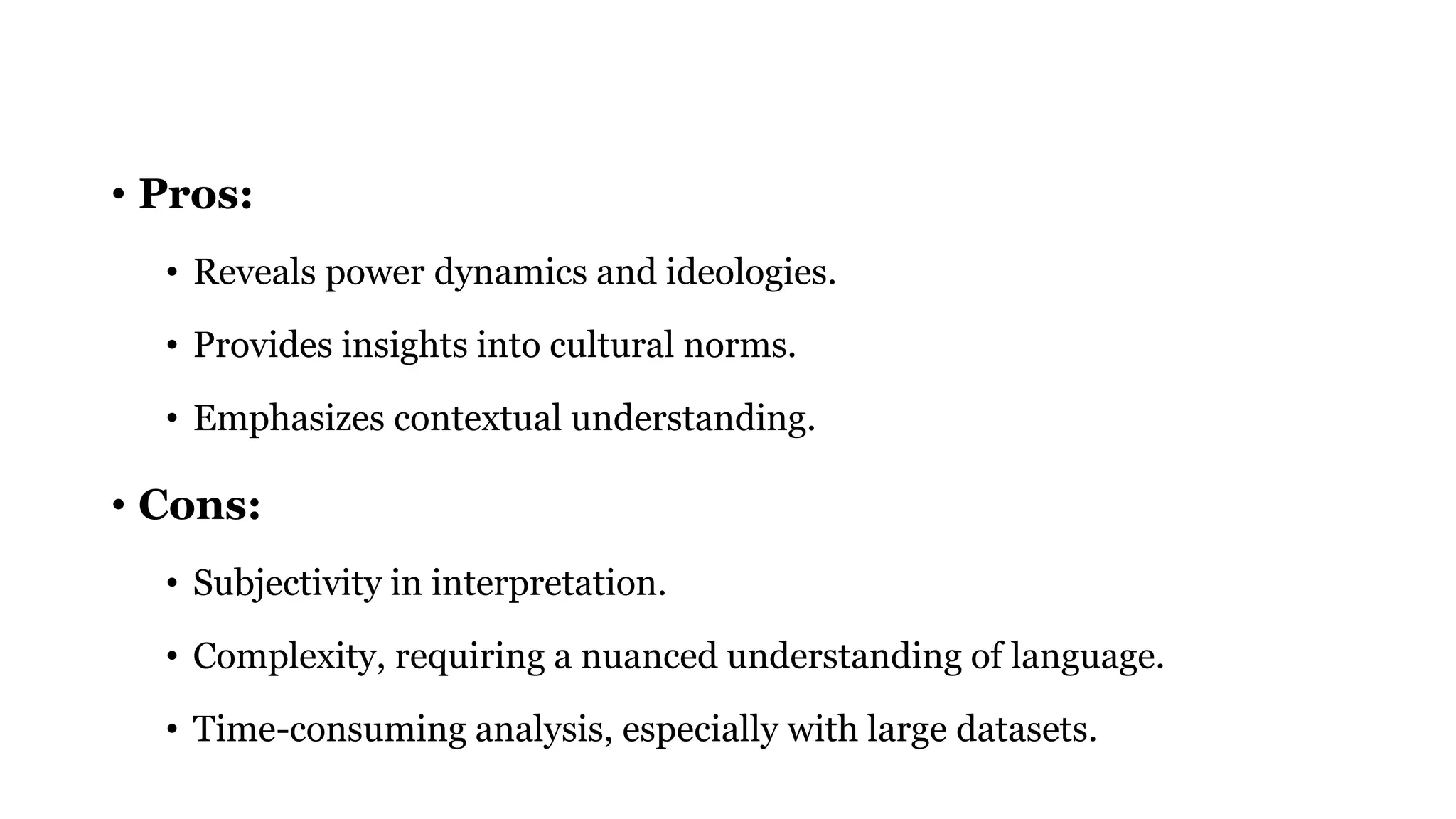 Types/Approaches of Qualitative data analysis | PPTX
