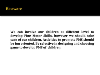 Fine motor skills | PPT
