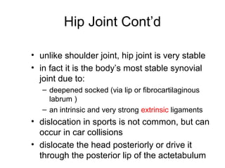 Joints of the human body | PPT