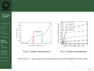 Quantum Dot Gate Field Effect Transistor - QDGFET | PPT