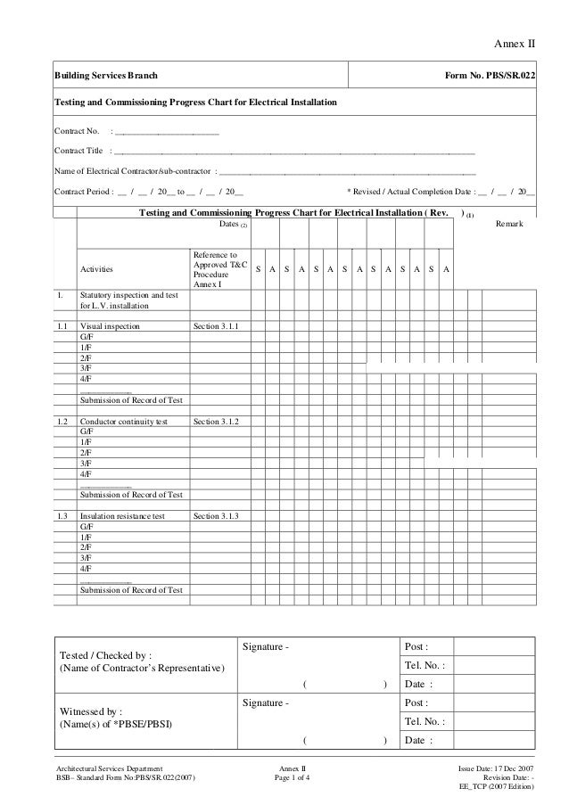 cable testing and intallation