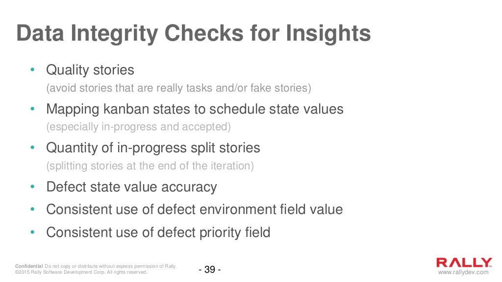 www.rallydev.com Confidential Do not copy