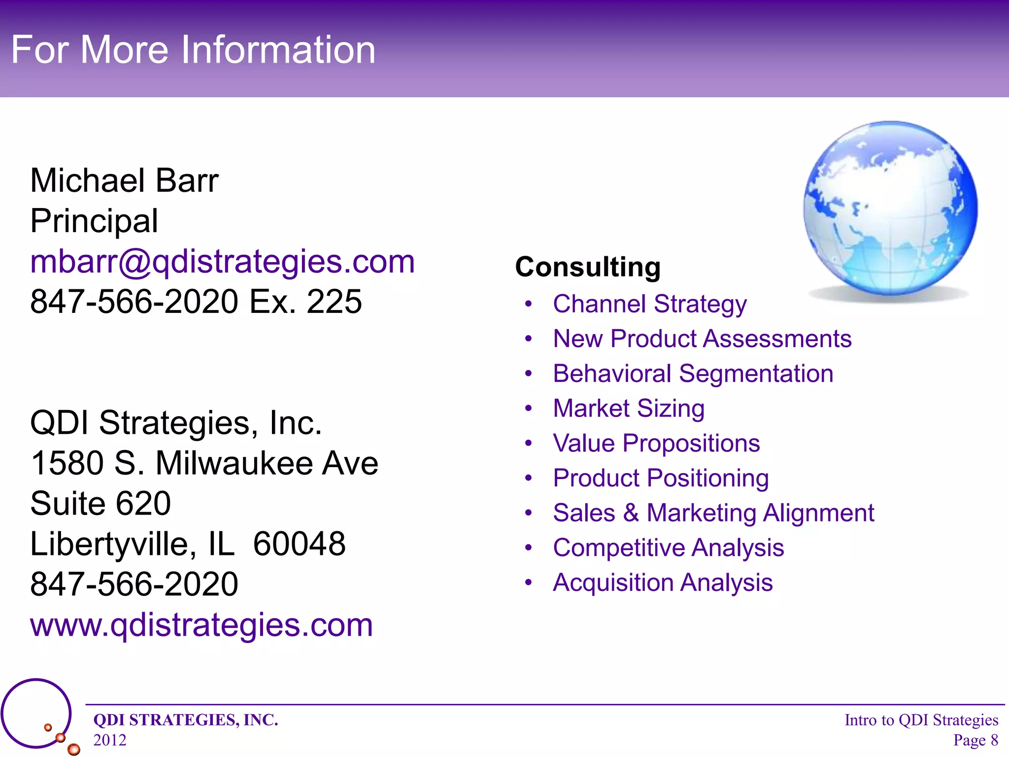 QDI Strategies Introduction | PPT