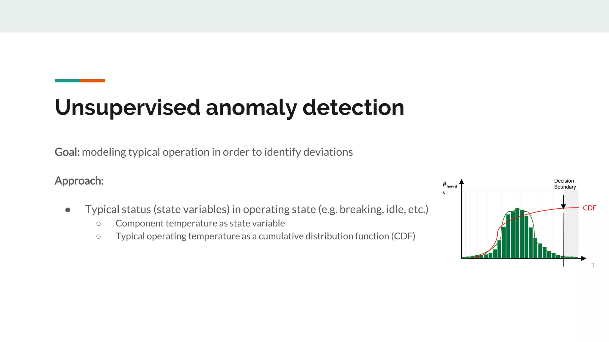 Anomaly detection on wind turbine data | PPTX