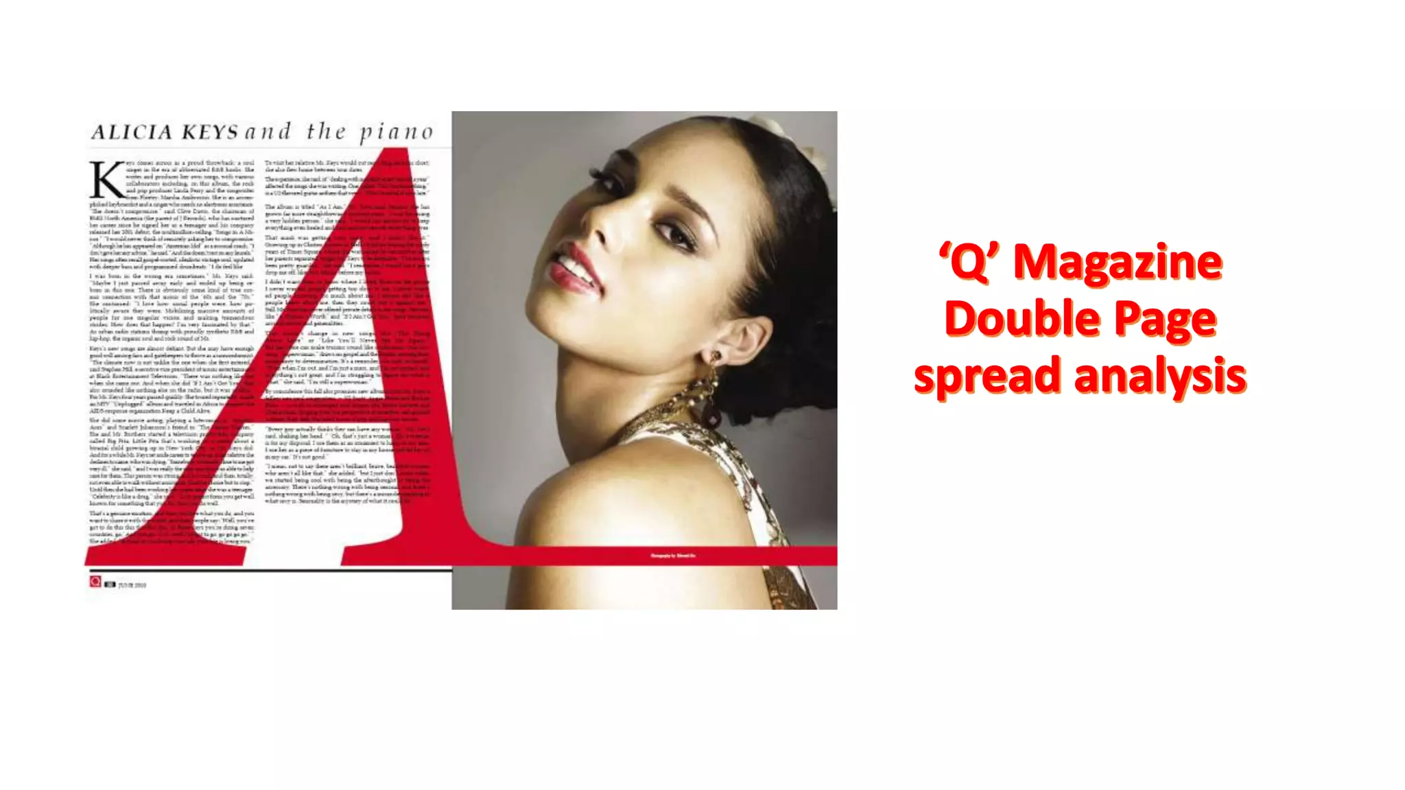 Q double page spread | PPTX