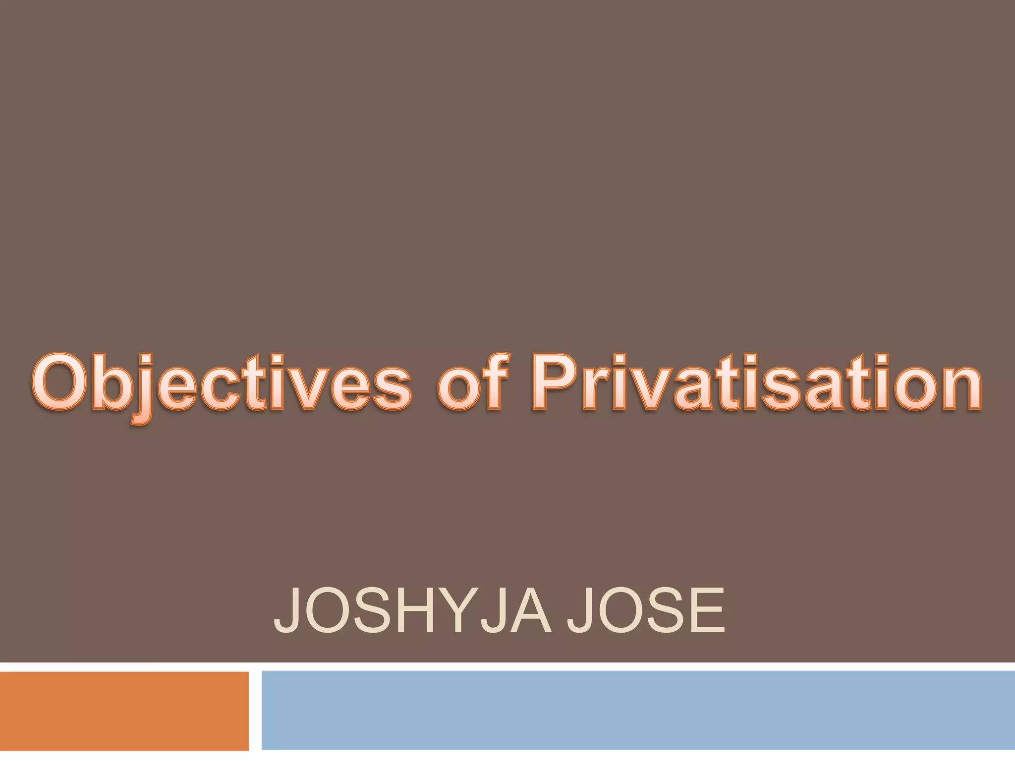 Privatisation | PPTX
