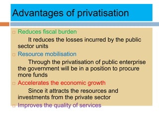 Privatisation | PPTX