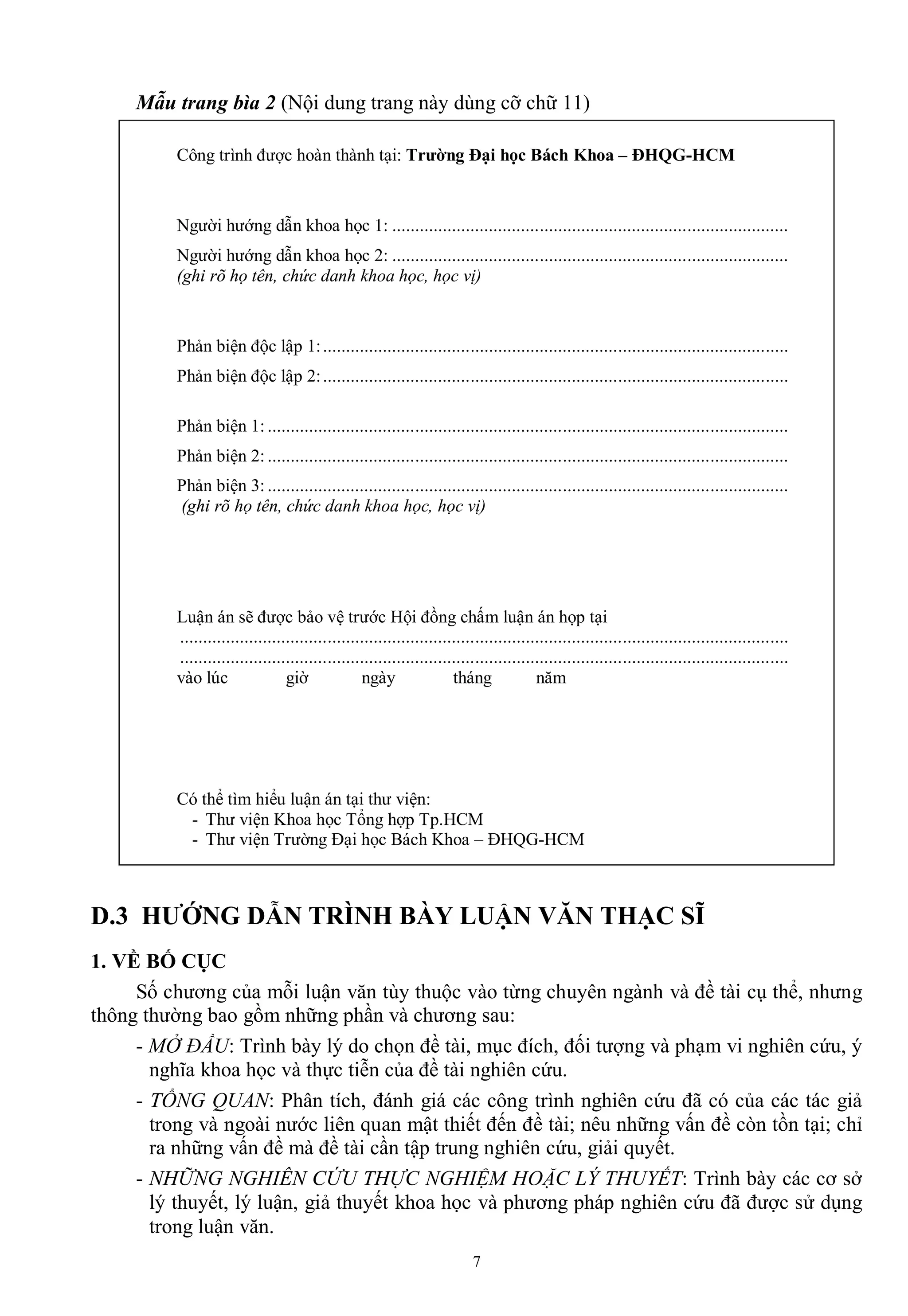 huong dan trinh bay luan van ths | PDF