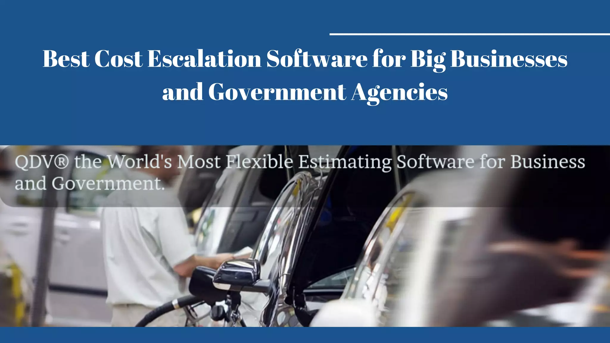 QDV - Cost Estimating Software | PPT