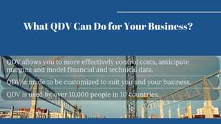 QDV - Cost Estimating Software | PDF