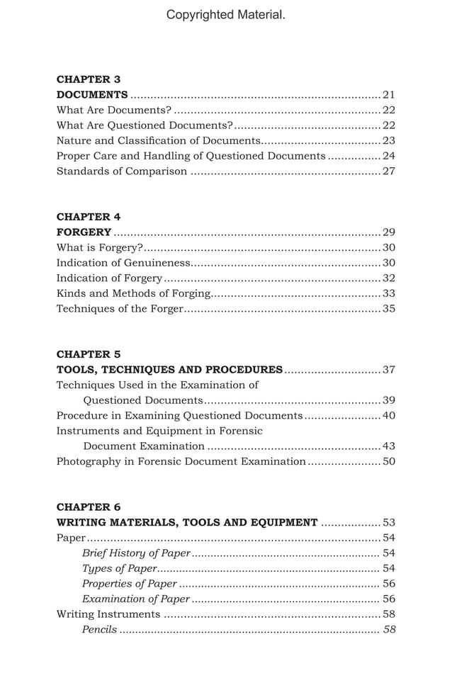 Questioned Documents First Chapter | PDF | Law