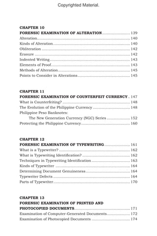 Questioned Documents First Chapter | PDF