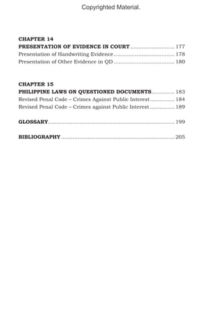 Questioned Documents First Chapter | PDF