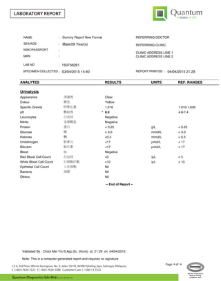 QDx sample report_dual language- General Screening | PDF
