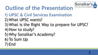 How to prepare for UPSC Civil Services Examination: Sonalkar's Academy ...