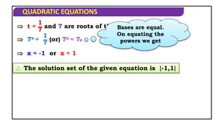 QUADRATIC EQUATIONS WITH MATHS PROPER VERIFY | PPTX