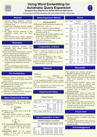 Using Word Embedding for Automatic Query Expansion | PDF | Search | Internet