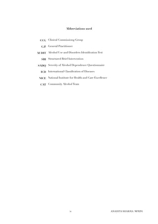 Community management of alcohol dependence | PDF