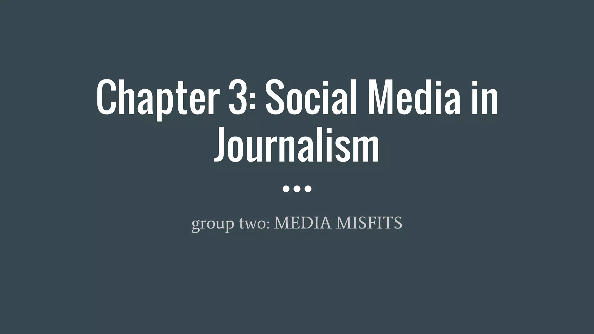 Chapter 3 presentation | PPT