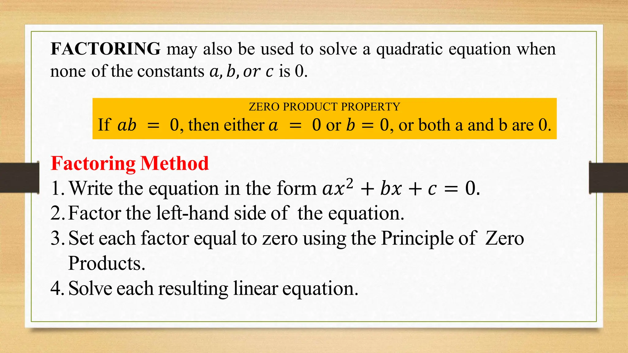 QE by Factoring & Quadratic Formula.pptx