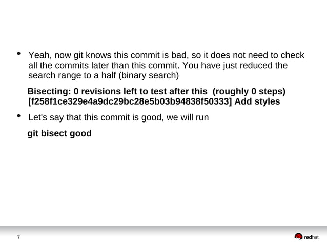 Automated debugging with git | PPT