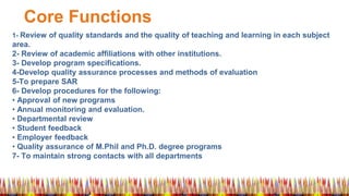 Quality Enhancement Cell Of Hamdard University | PPTX | Human Resources ...