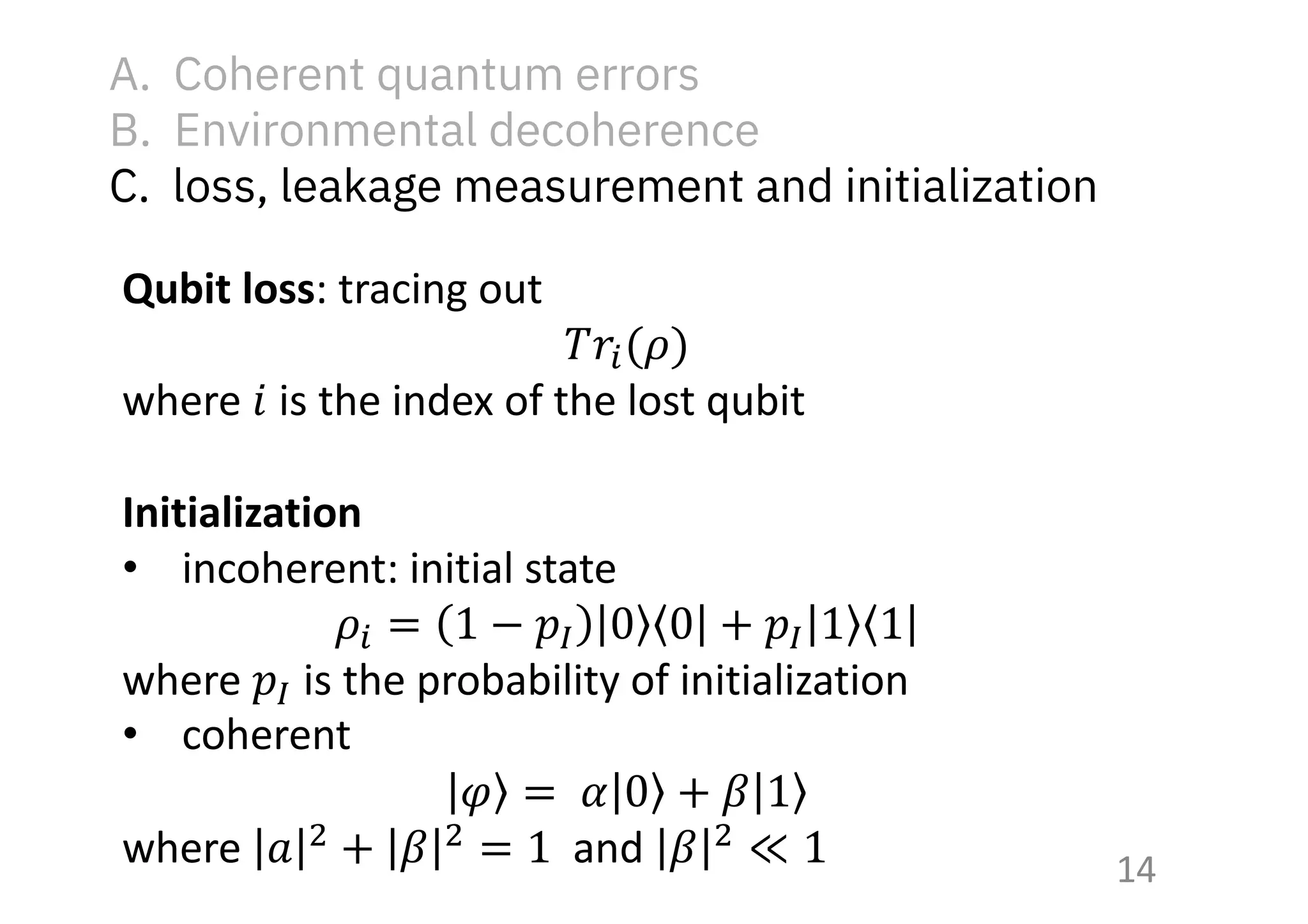 [01] Quantum Error Correction for Beginners | PDF