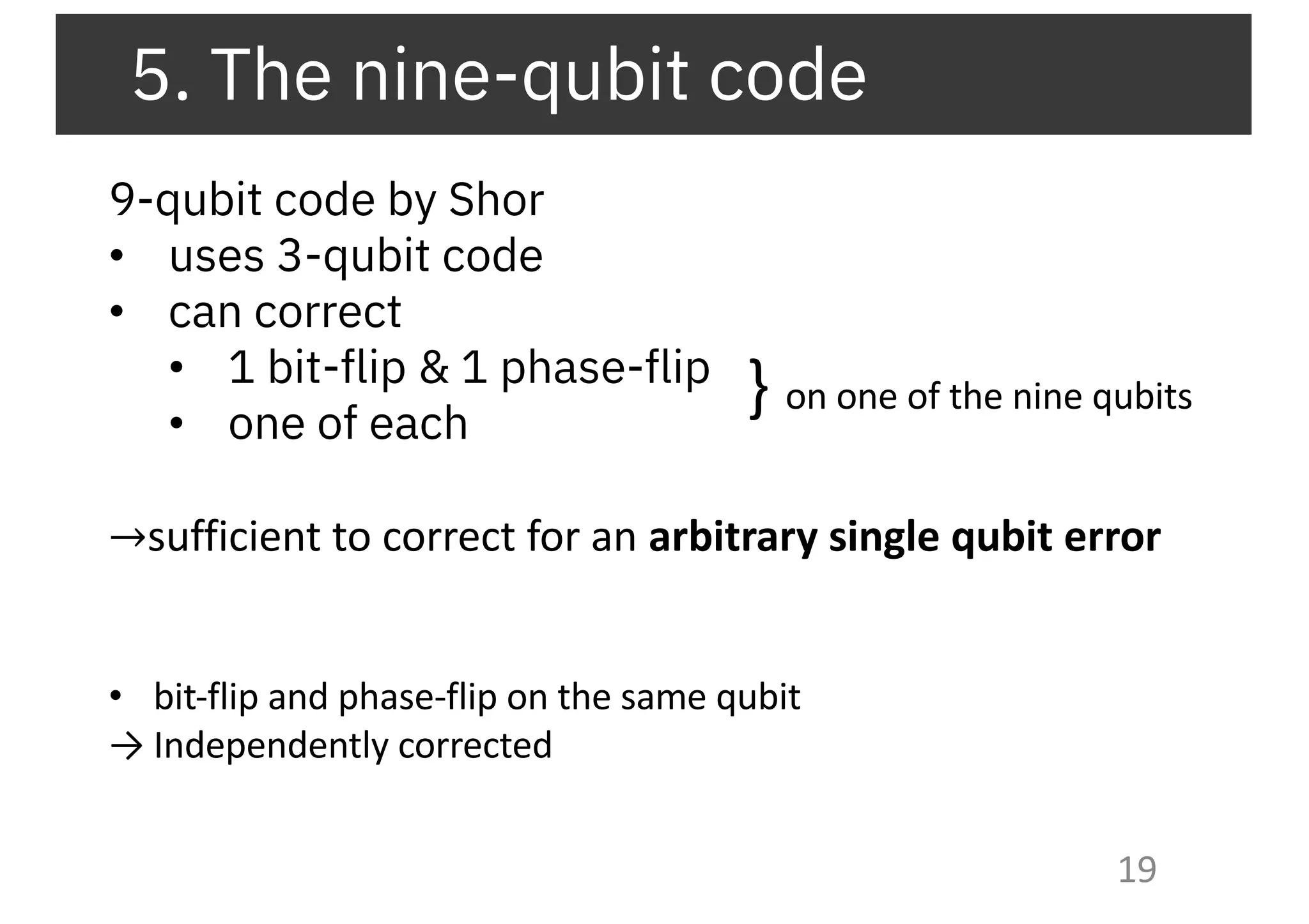 [01] Quantum Error Correction for Beginners | PDF