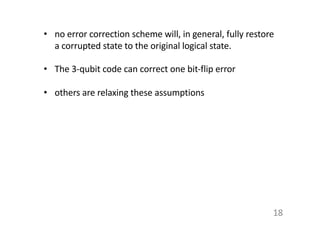 [01] Quantum Error Correction for Beginners | PDF