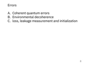 [01] Quantum Error Correction for Beginners | PDF