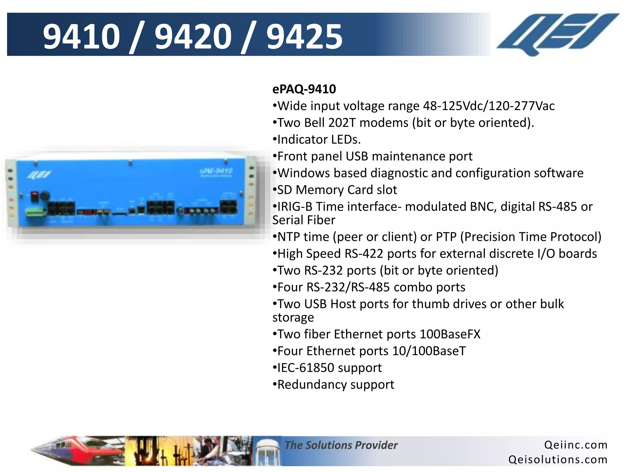 Multifunction Gateways - QEI LLC | PPTX